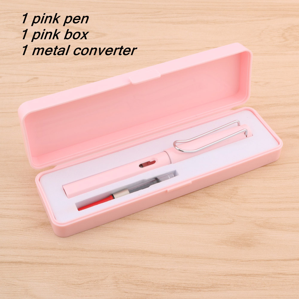 brand set box fountain pen EF NIB Macaron green pi... – Vicedeal