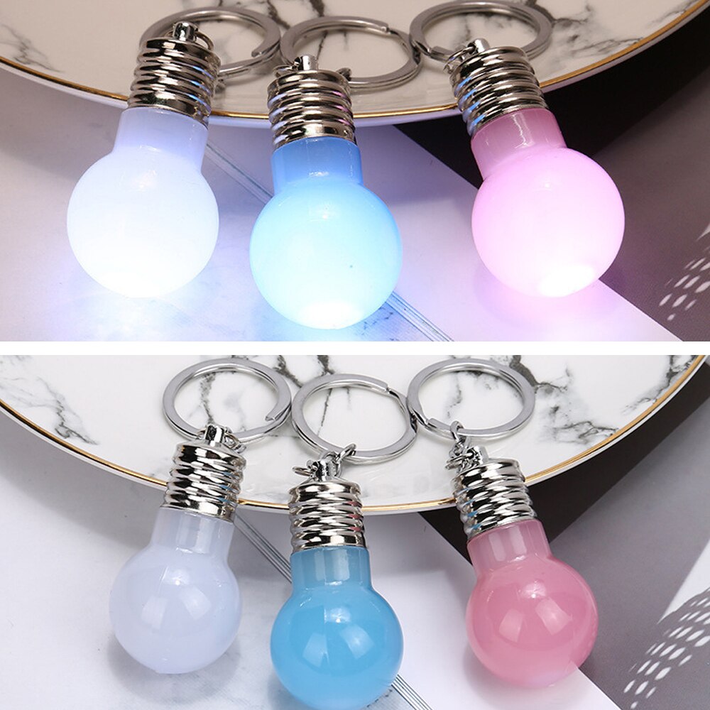 1pcs Novelty Lighting Mini LED Light Bulb Keychain... – Grandado