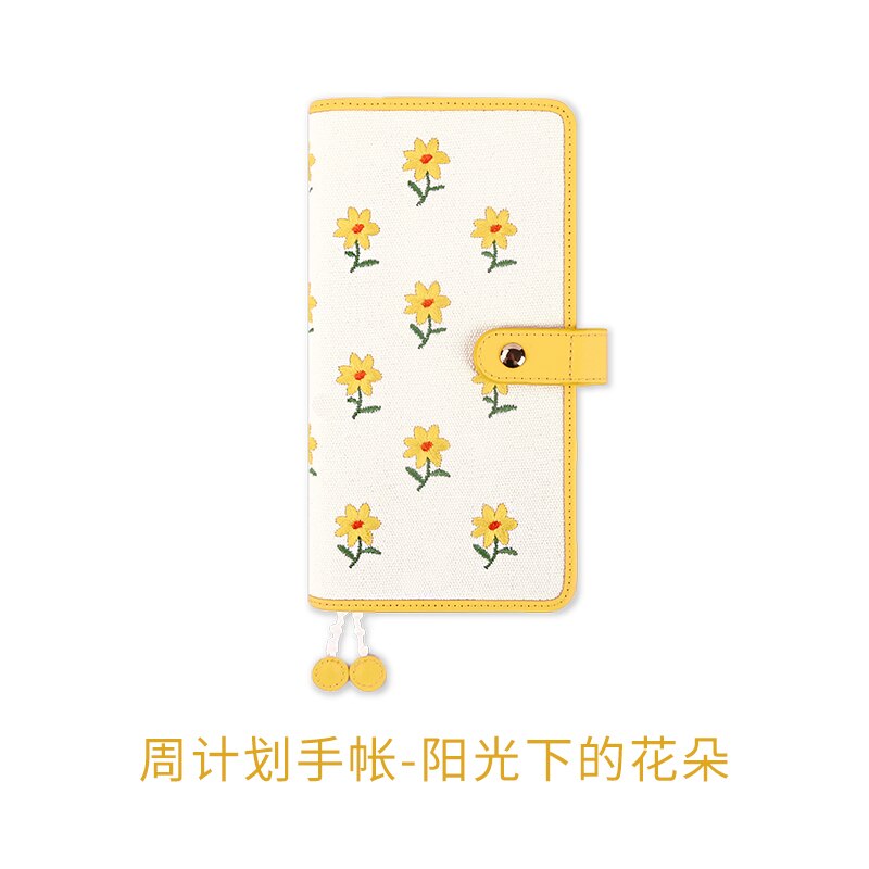 Kinbor Weekly Planner 2022 Agenda Sunflower Kawaii... – Grandado