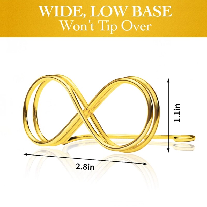 Table Number Holder Stands 12 Pack - Wedding Seati... – Grandado