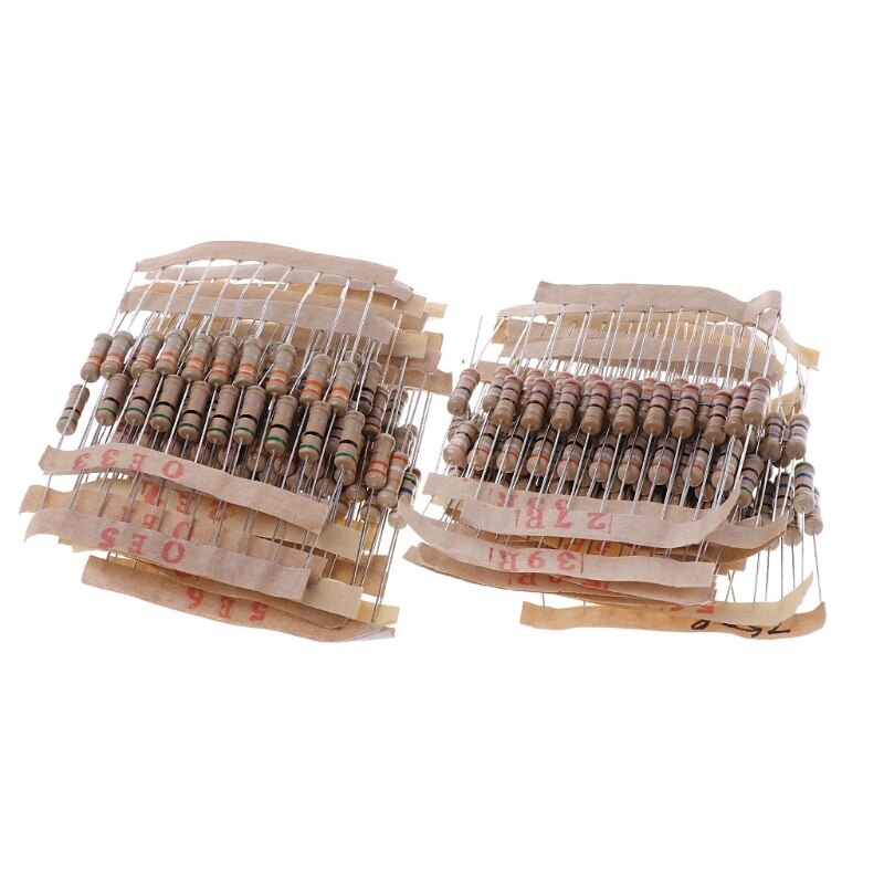 300Pcs Resistor Kits 1W 5% 0.1-750 Ohm Carbon Resi... – Grandado