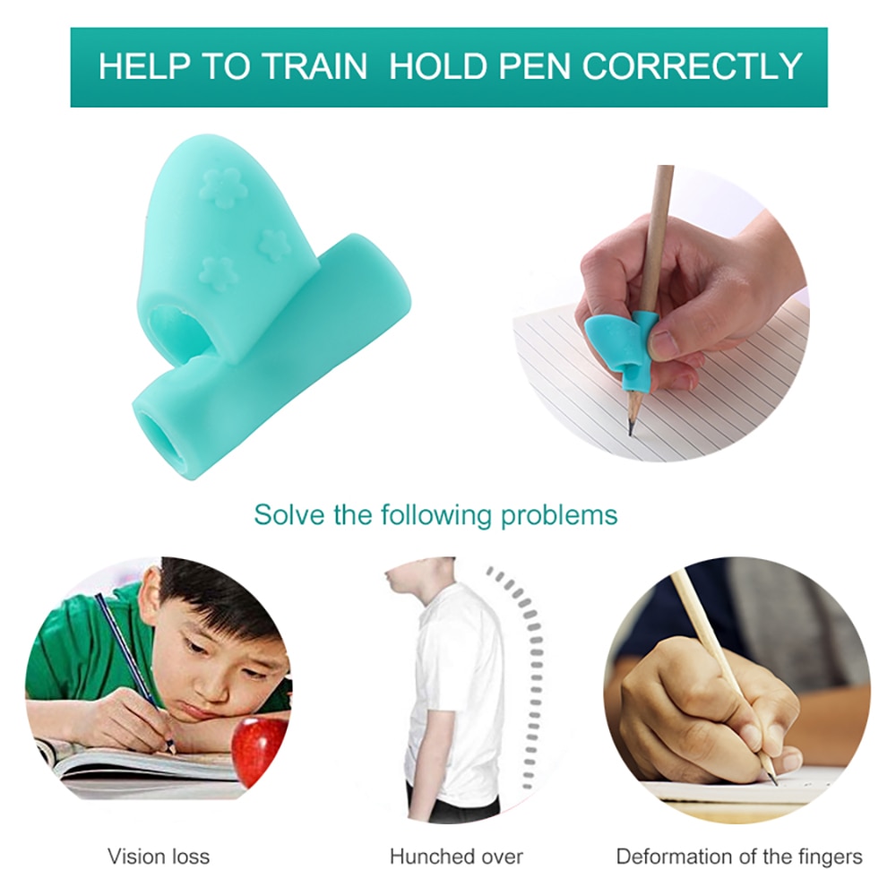 3 Color Random Pencils Handle Right Hand Helps Chi... – Vicedeal