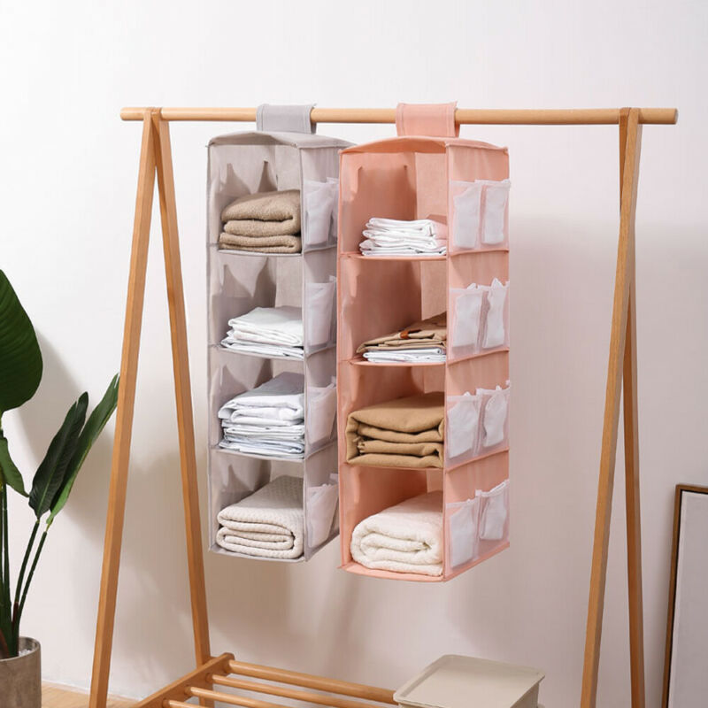 2/3/4 Layers Hanging Organizer for Wardrobe Closet... – Grandado