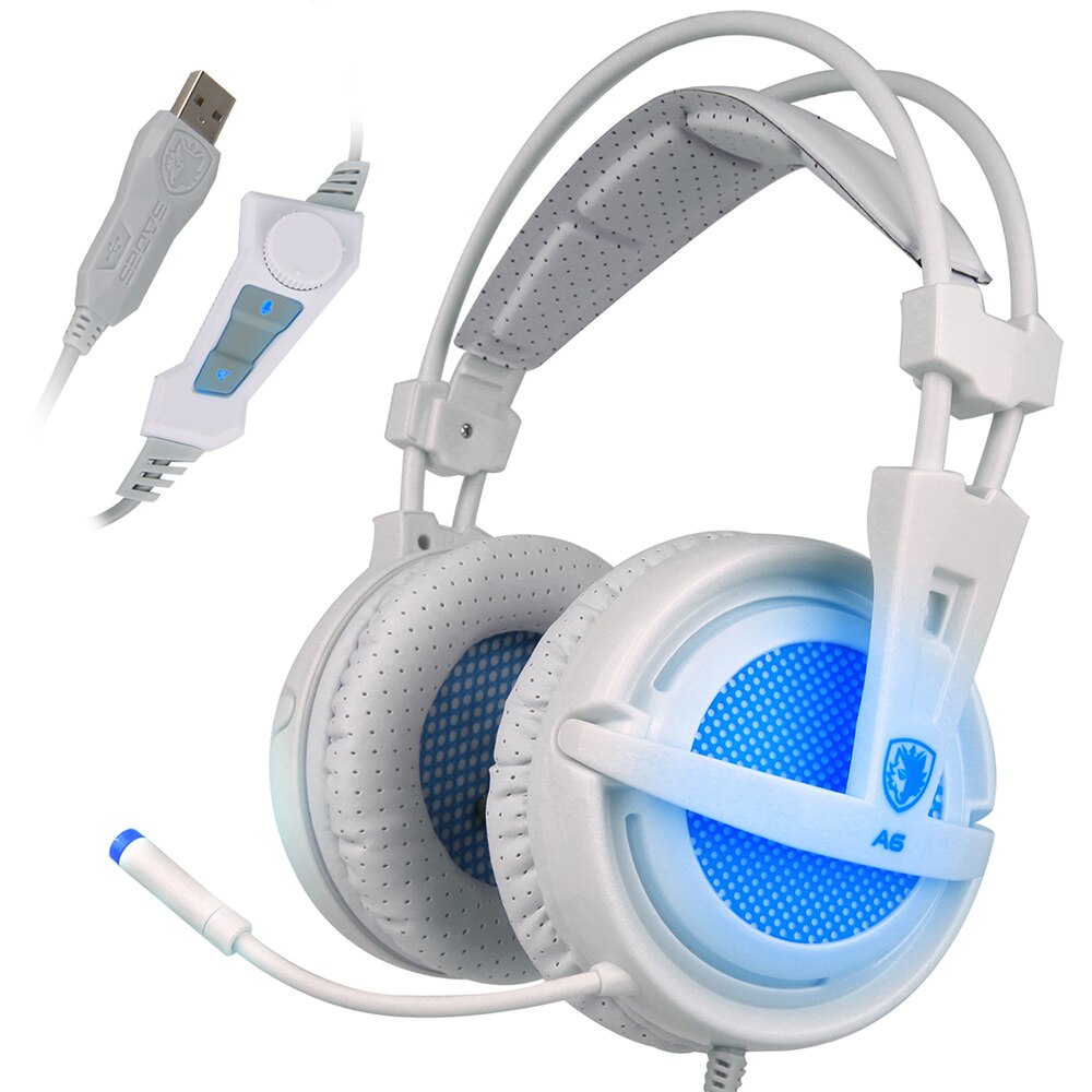 Sades A6 Gaming Headset Gamer Headphones 7.1 Surro... – Vicedeal