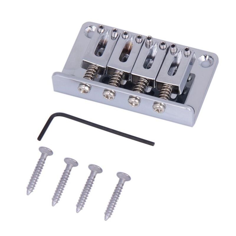AD-4-string Chrome Hard-tail Adjustable Bridge – Grandado
