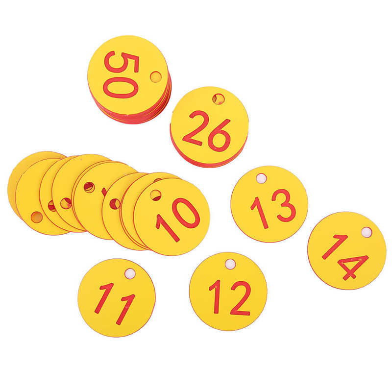 1-100 Number Tags Abs Material Husbandry Supplies ... – Vicedeal