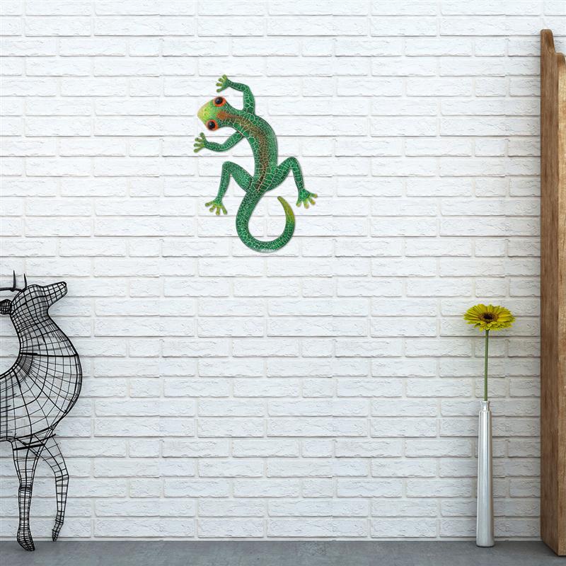 Metal Gecko 3D Wall DIY Realistic Vivid Sculpture ... – Grandado