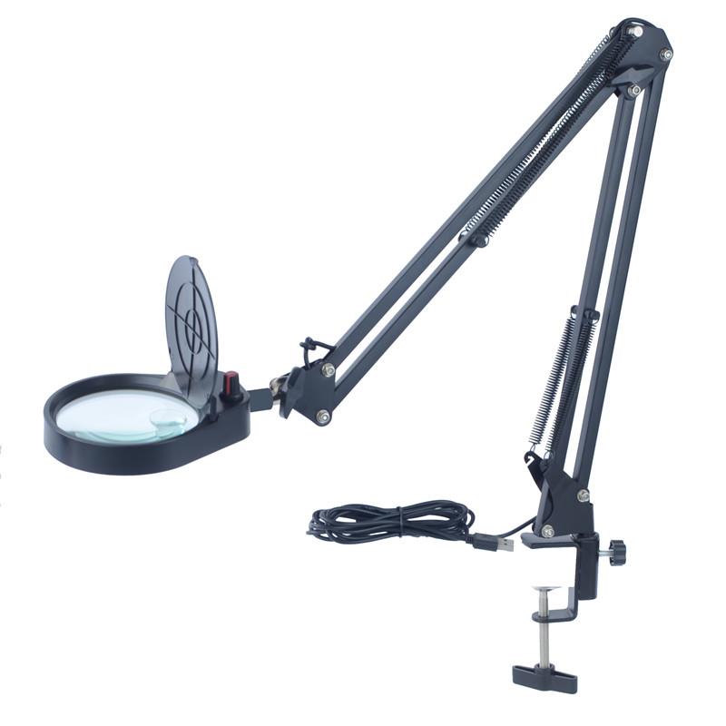 15X White Foldable Magnifying Glass with LED Light... – Grandado