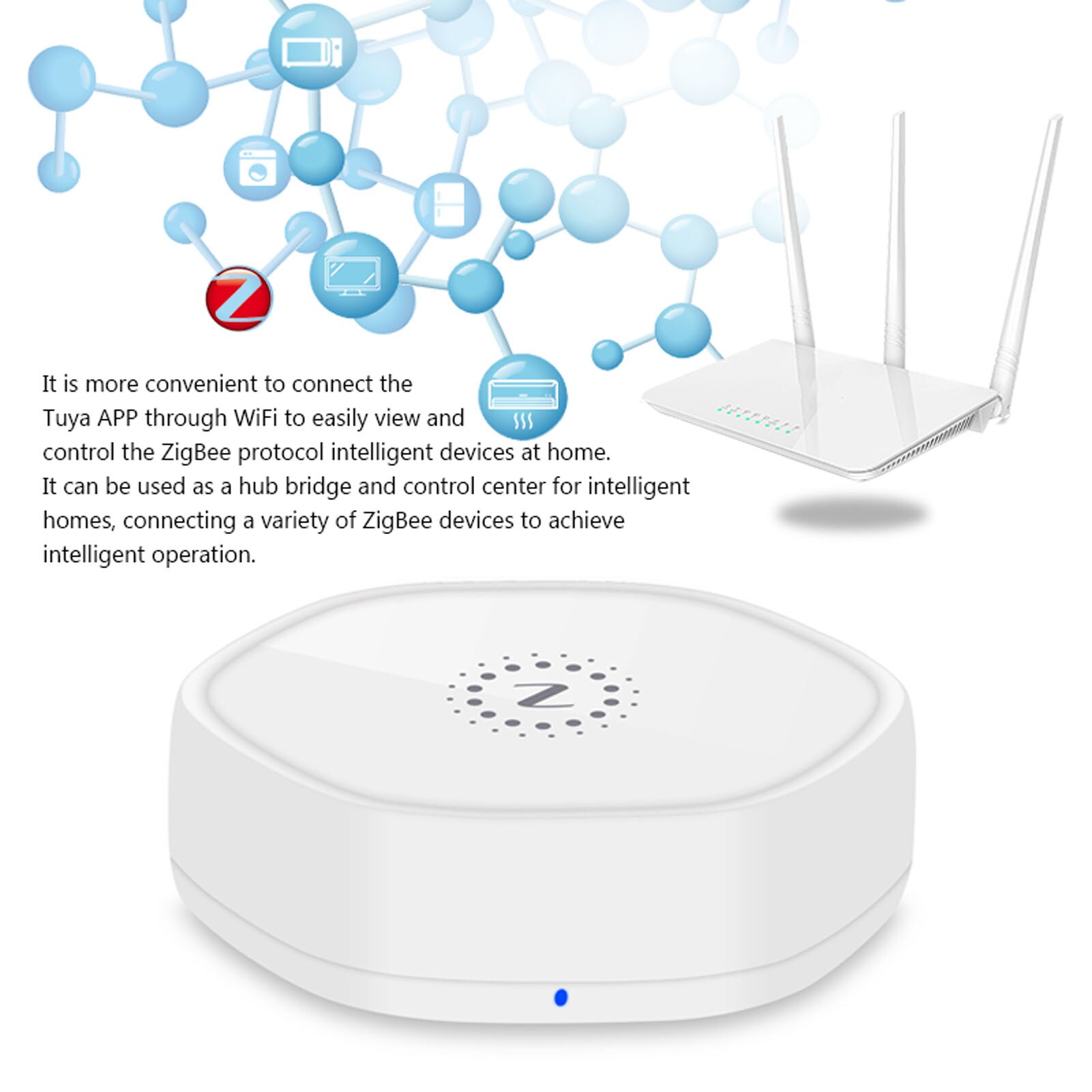 Tuya ZigBee 3.0 Wireless Gateway Intelligent WiFi ... – Vicedeal