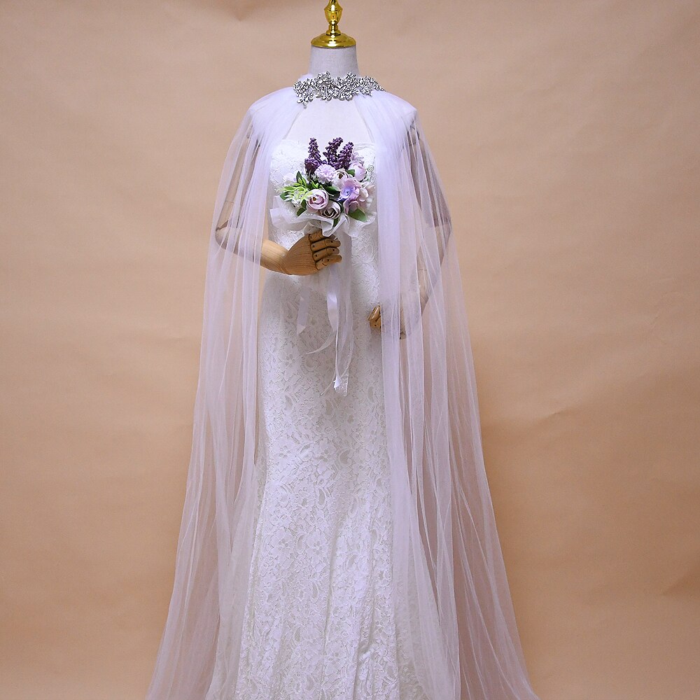 TRiXY G22 Luxury Rhinestone Applique Long Bridal C... – Grandado