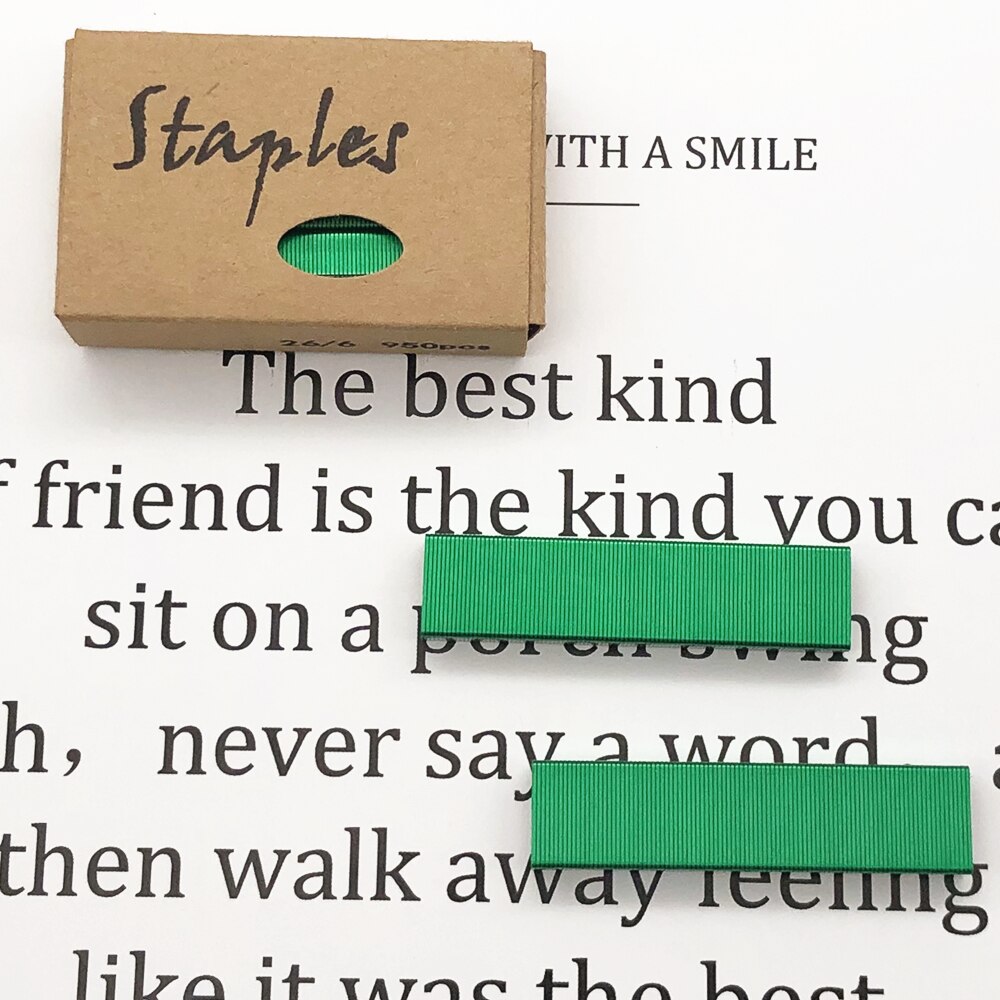 4 Box Green Staples Standard Stapler Refill 26/6 S... – Grandado