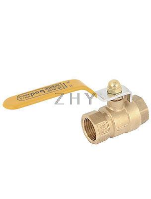 1/2 PT Female F/F Threaded Yellow Lever Arm Handle... – Grandado