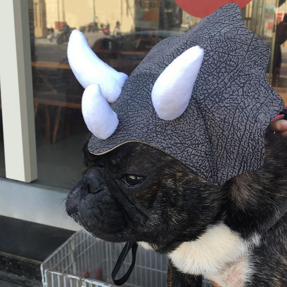 Funny Pet Hond Kat Cap Pet Hoed Cartoon Dinosaurus... – Vicedeal