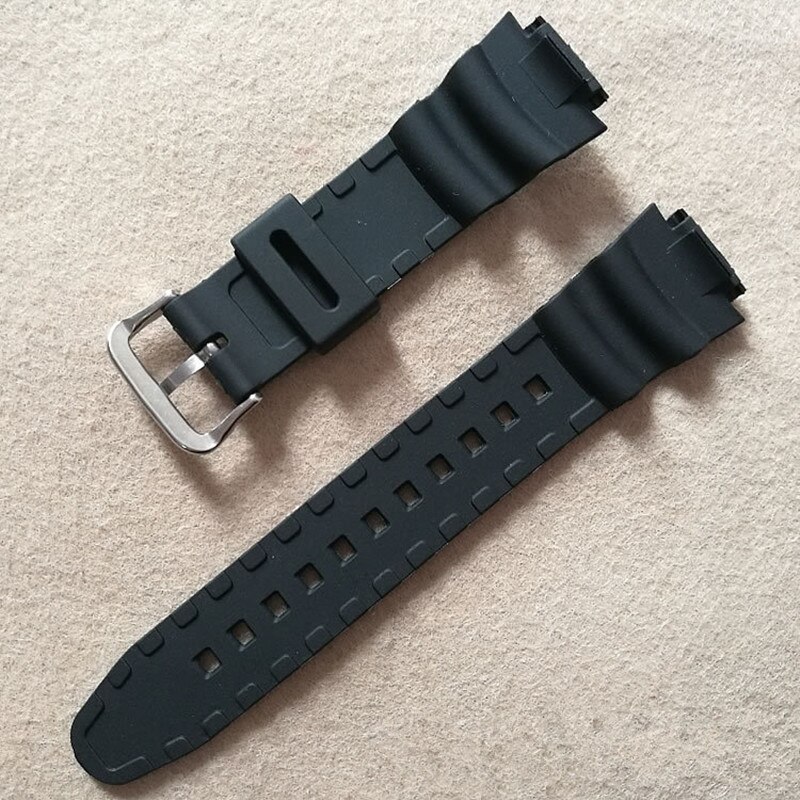 watchband convex PU strap 18*25mm rubber silicone ... – Grandado
