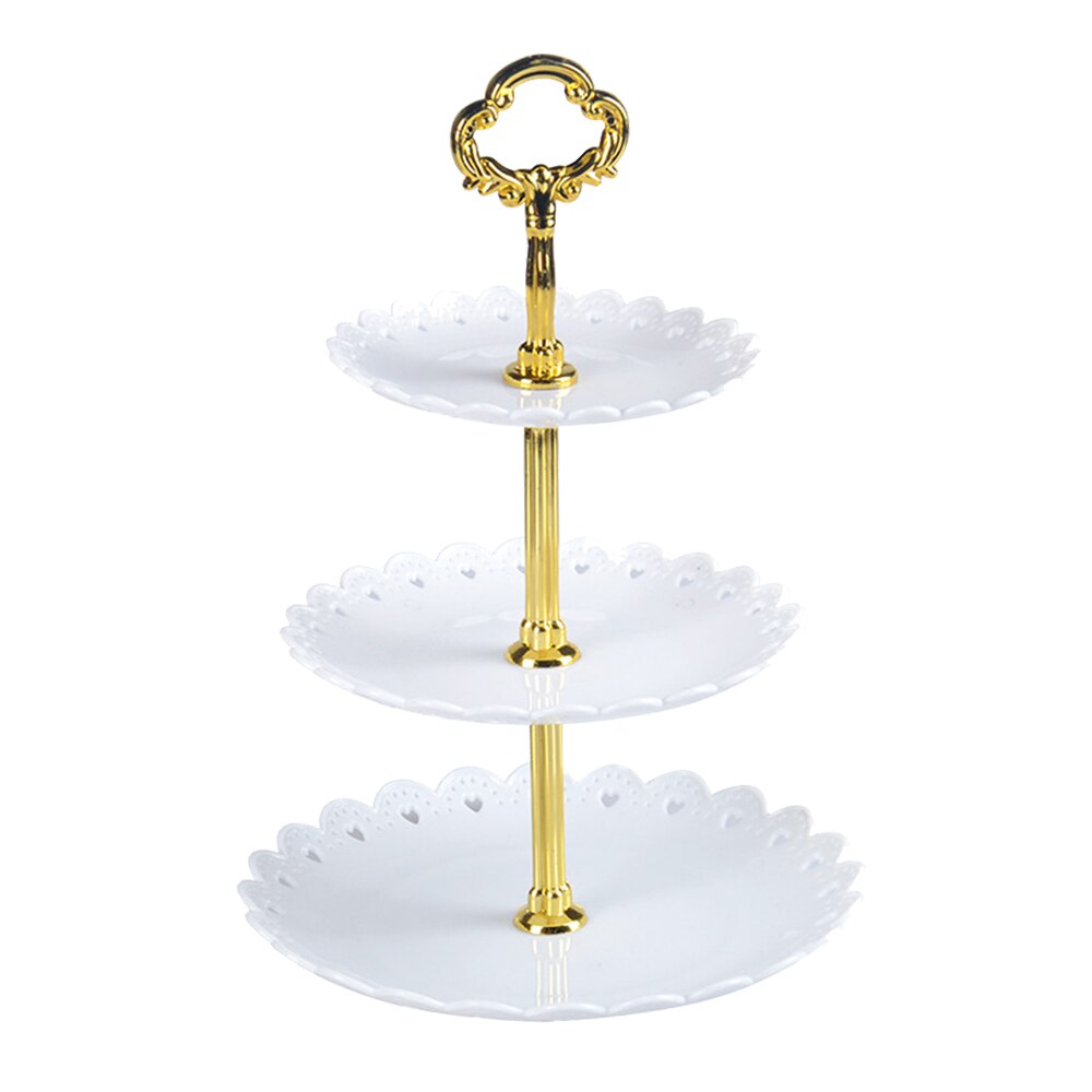 3 Tier Cake Stand Afternoon Tea Wedding Plates Par... – Grandado