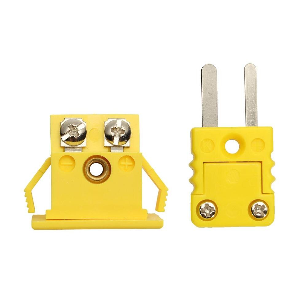 Yellow Plastic Shell Thermocouple miniature Socket... – Grandado