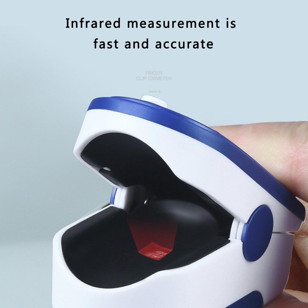 Draagbare Vinger Pulsoxymeter Bloed Zuurstof Harts... – Vicedeal