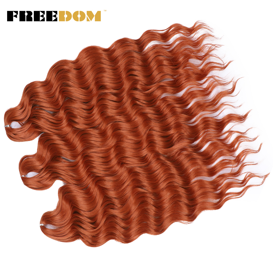 FREEDOM Deep Wavy Synthetic Braiding Hair Extensio... – Grandado