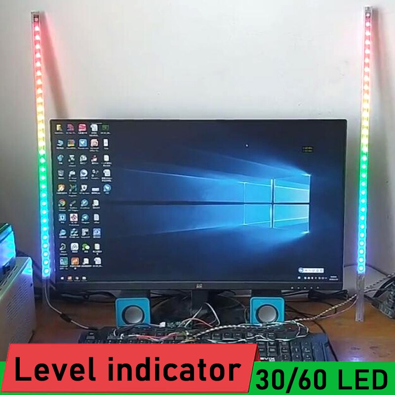30 60 LED Music Level Indicator Audio Spectrum Dua... – Vicedeal