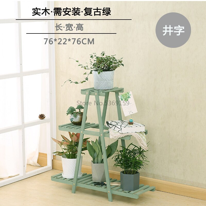 Solid Wood Balcony Indoor and Outdoor Green Sorrel... – Grandado