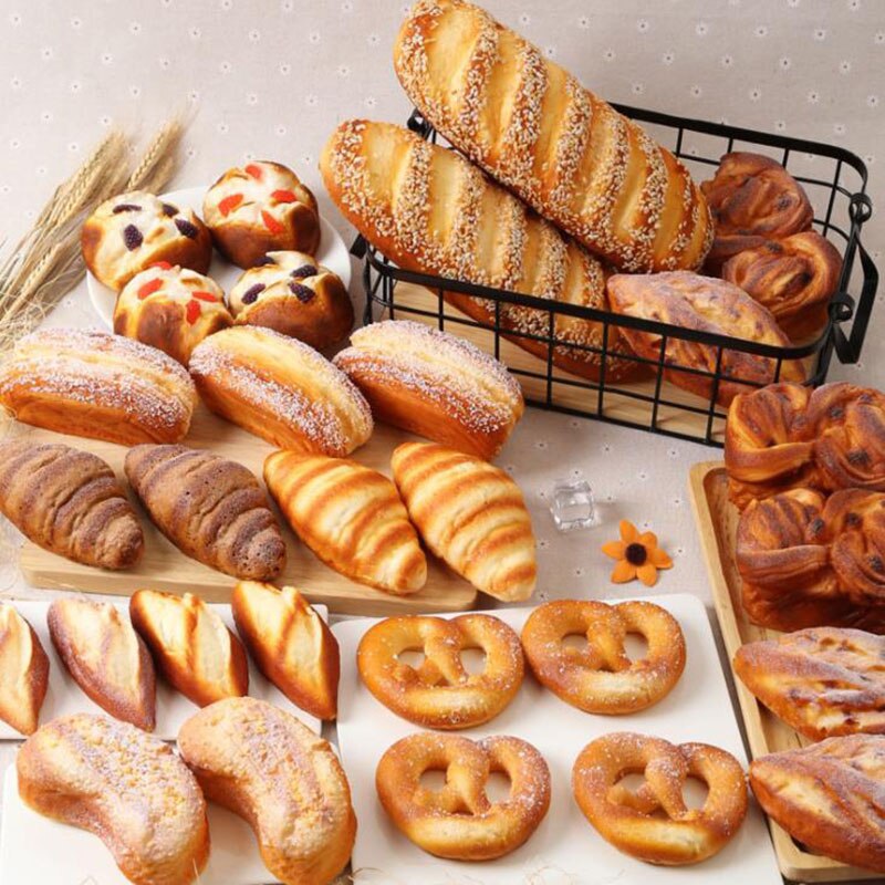 Pan Artificial pan suave comida falsa squishy PU s... – Grandado