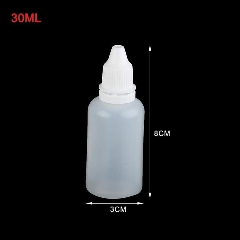 10Pcs 30ml Empty Plastic Dropper Bottles Container... – Grandado