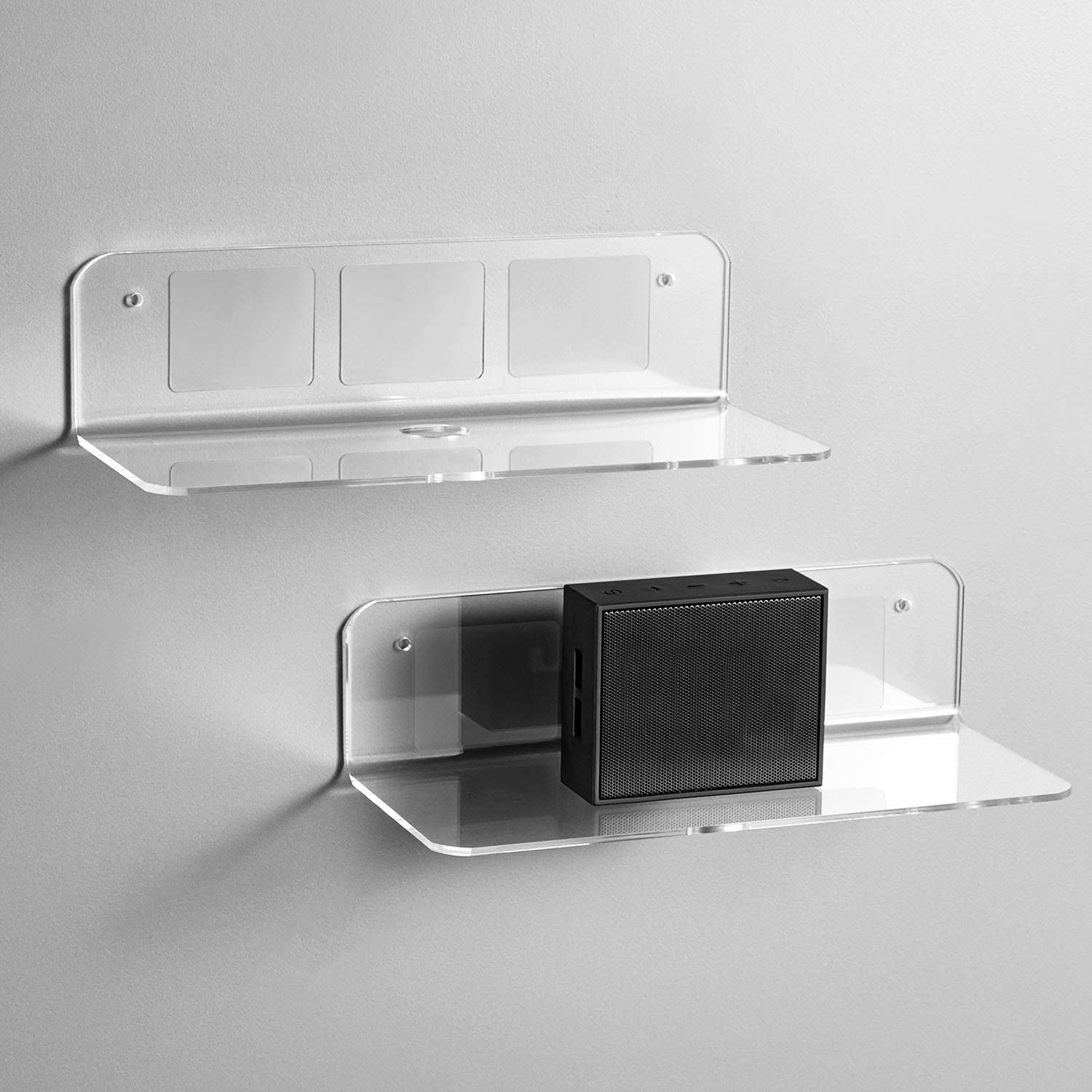 Floating Shelves Set of 3 with Cable Clips - Easil... – Vicedeal