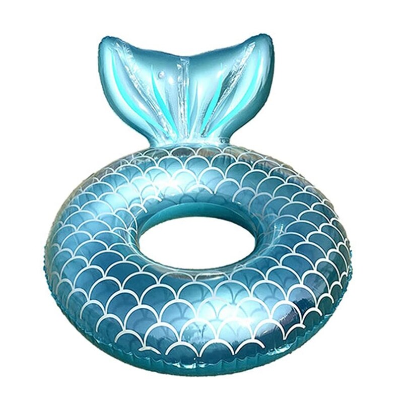 Swimming Ring Thickened PVC Mermaid Pattern Swimmi... – Vicedeal