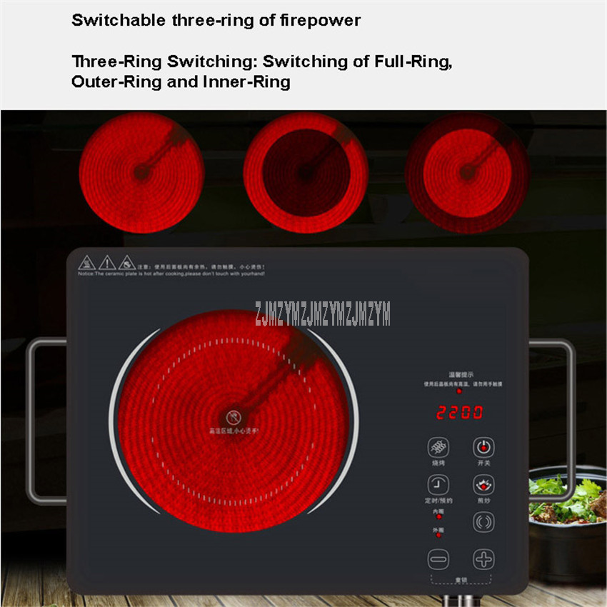 2200W Touch Control Waterproof Mini Electric Ceram... – Vicedeal