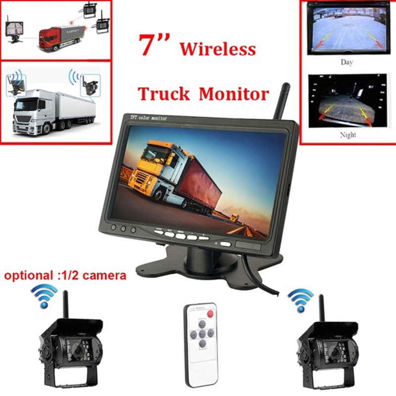 Universal 7inch Car HD Monitor Rear View Wireless ... – Grandado