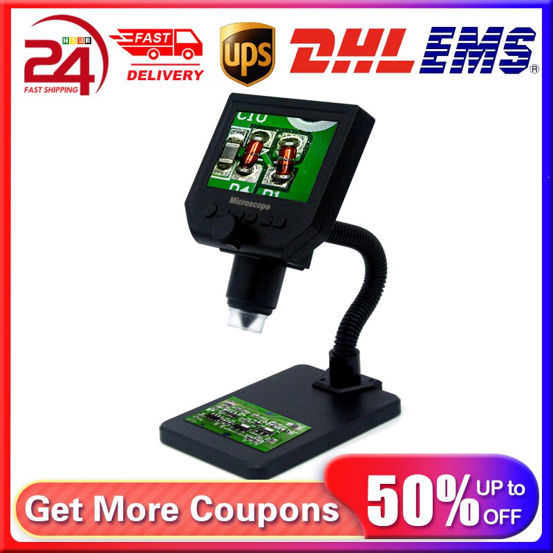 G600 4.3" Portable LCD Digital Microscope with Hig... – Grandado