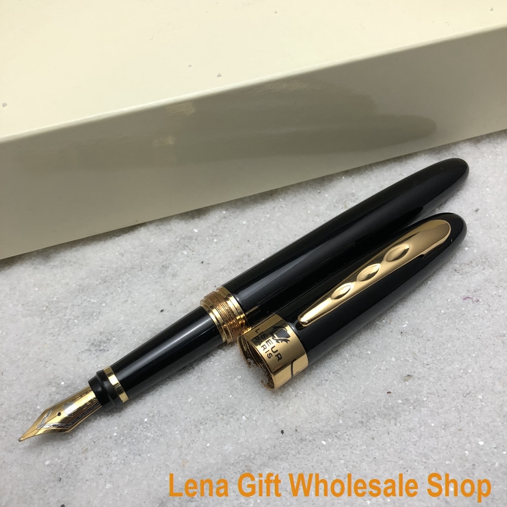 Hero Liseur 931 Fountain Pen Black and Gold CliP i... – Grandado
