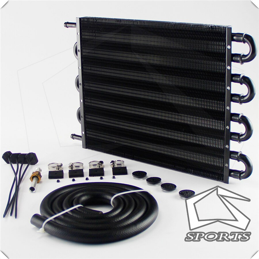 8 Row Radiator Remote Aluminum Transmission Oil Co... – Grandado