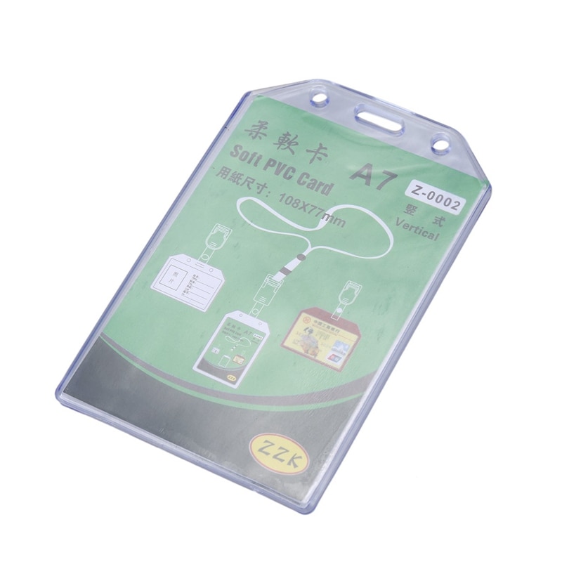 PVC Vertical Name Tag ID Work Exhibition Badge Car... – Grandado