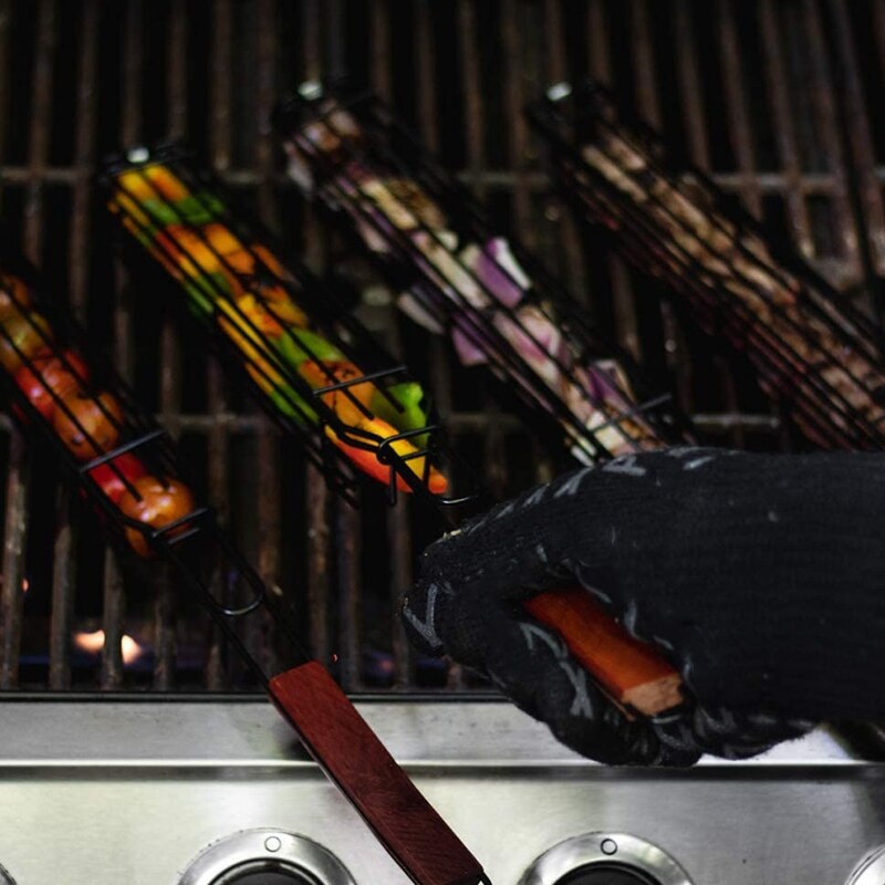 Barbecue Manden Worst Grill Mand Grill Manden Non-... – Grandado