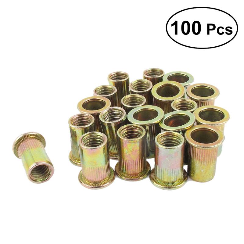 100Pcs/Pack Carbon Steel Fastener Nuts Mixed Zinc ... – Grandado