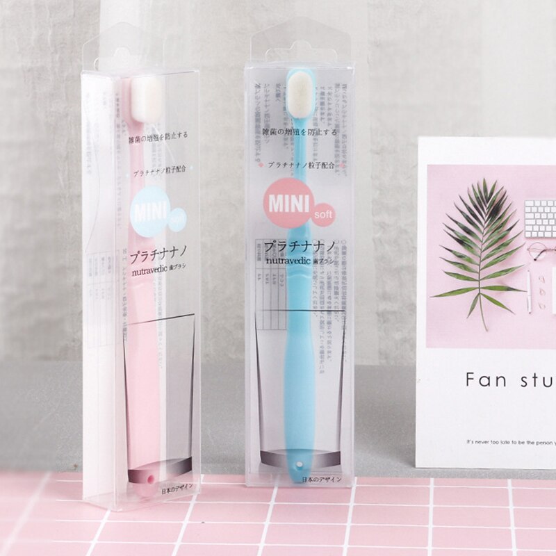 Soft Micro-Nano Manual Toothbrushes Slim Small Hea... – Grandado