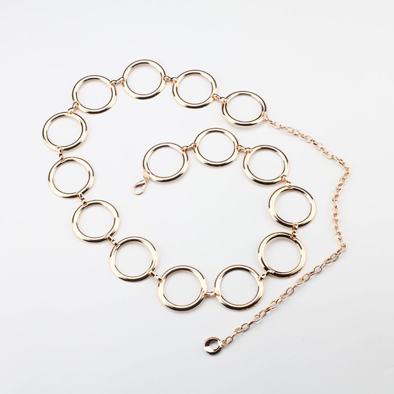Women Belt Hip High Waist Girls Gold Metal Chain C... – Grandado