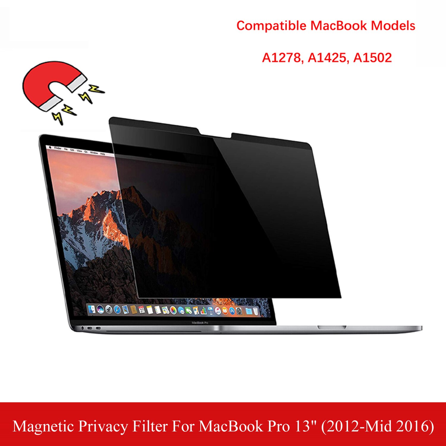 Magnetic Privacy Filter Anti-Glare Screen Protecto... – Vicedeal