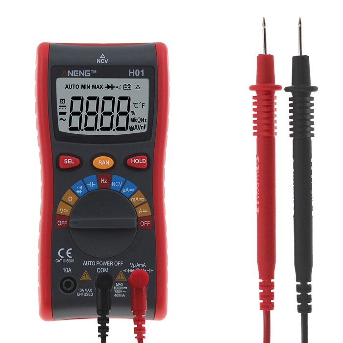 H01 Digital Multimeter NCV 4000 Counts Backlight A... – Vicedeal