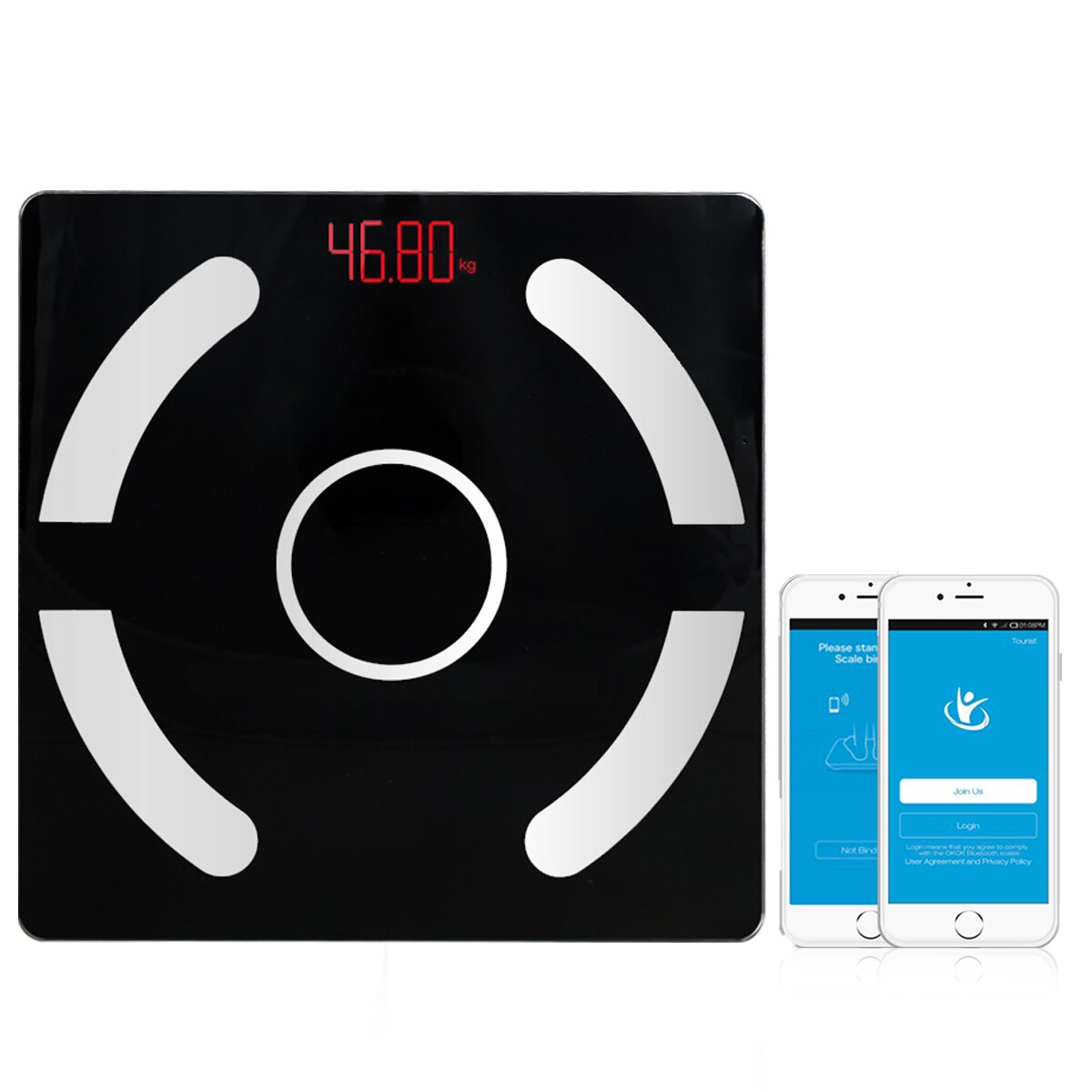 Bathroom Weight Scale Body Bluetooth Fat Scale BMI... – Vicedeal