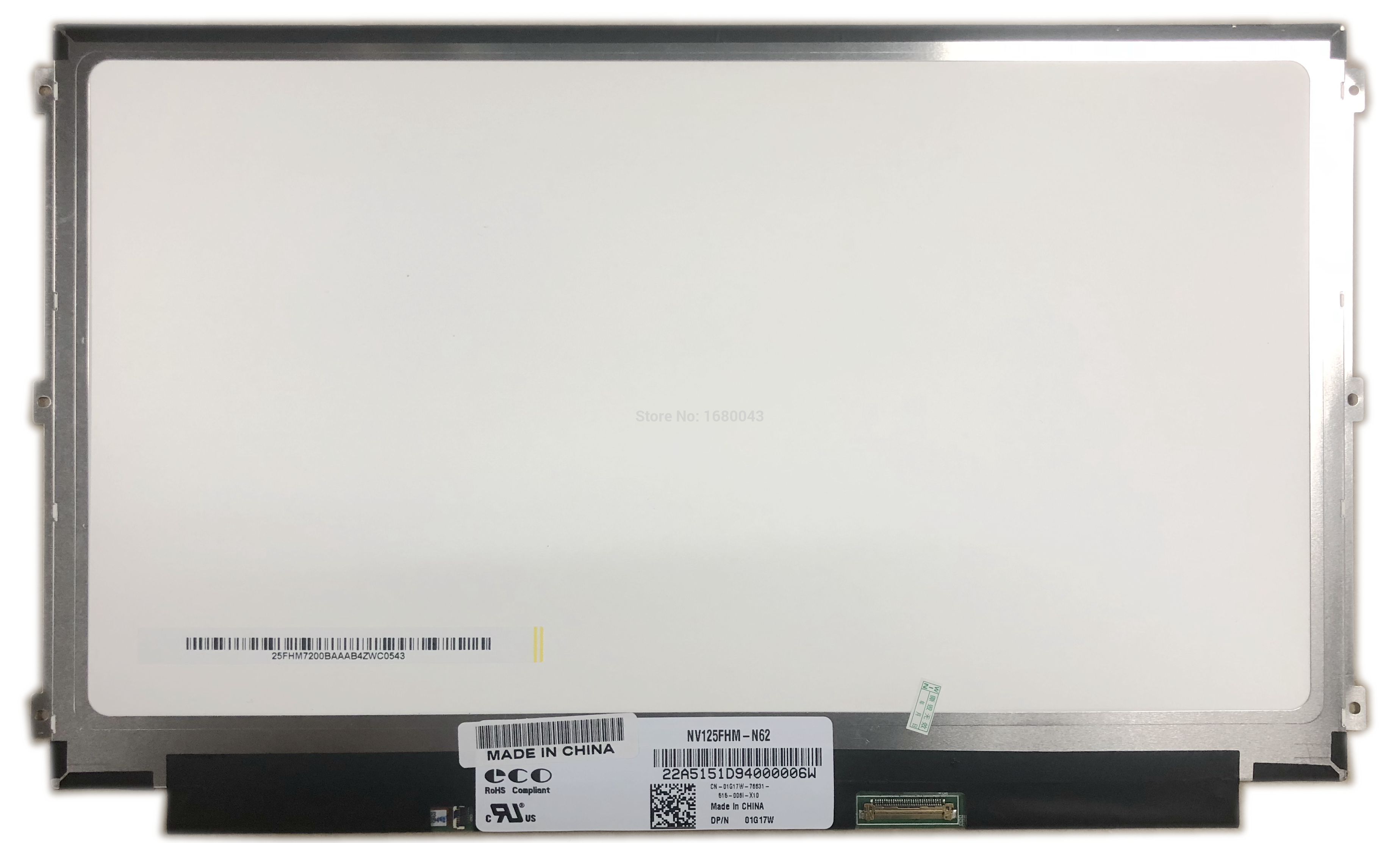 NV125FHM-N62 fit LP125WF4 SPB1 LP125WF4-SPB1 (SP)(B1) 12.5inch IPS ...