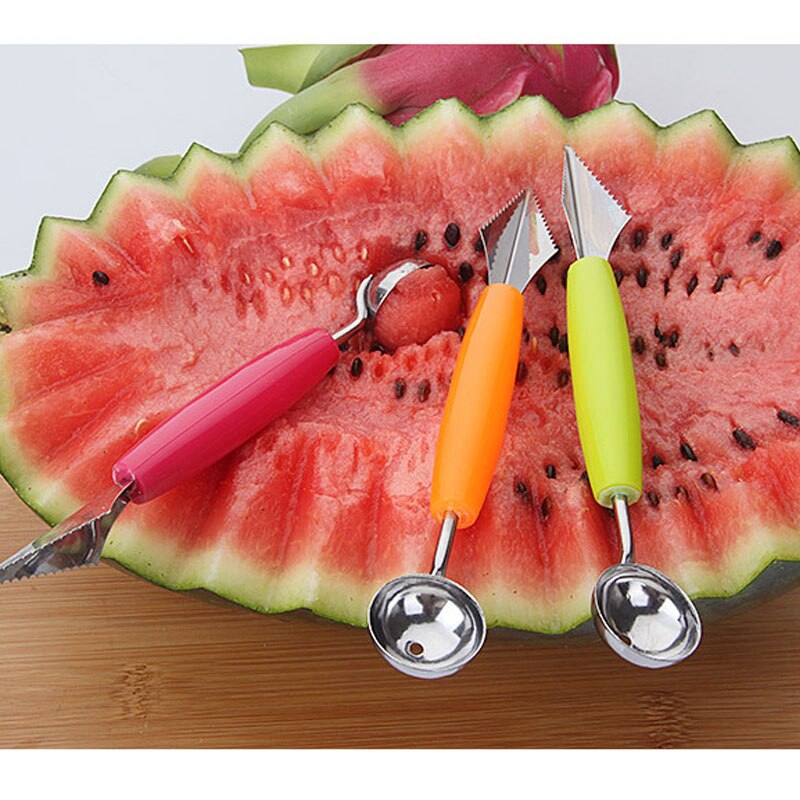 2 In 1 Dual-head Fruit Dig Ball Spoon Carving Knif... – Grandado