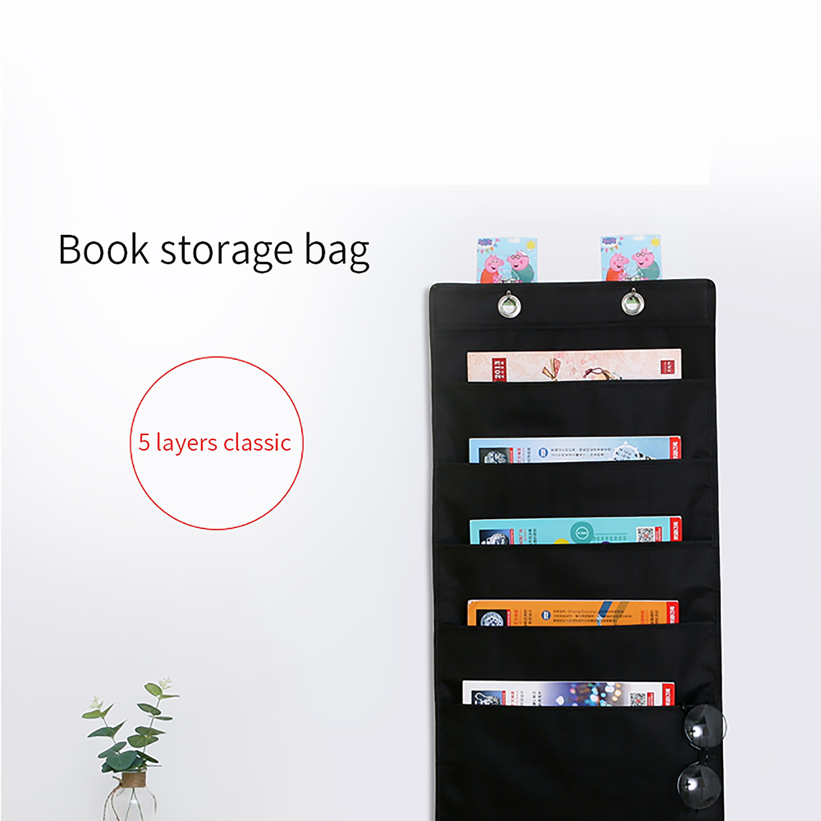5/10 Pockets Document Hanging Storage Bag Wall Mou... – Grandado
