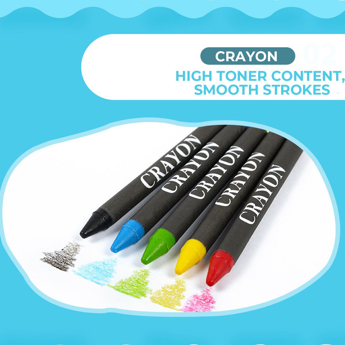 Kids Painting Art Set 208pcs Drawing Tools Colored... – Grandado