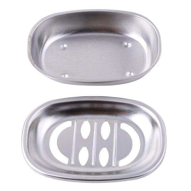 2 st/set rostfritt stål tvål boxr badrum förvaring... – Grandado