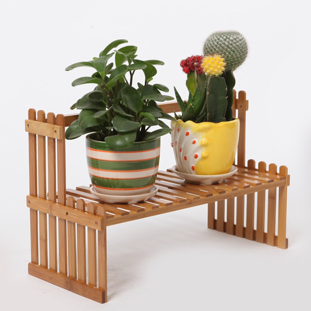 Wooden Flower Shelf Succulent Plant Rack for Indoo... – Grandado