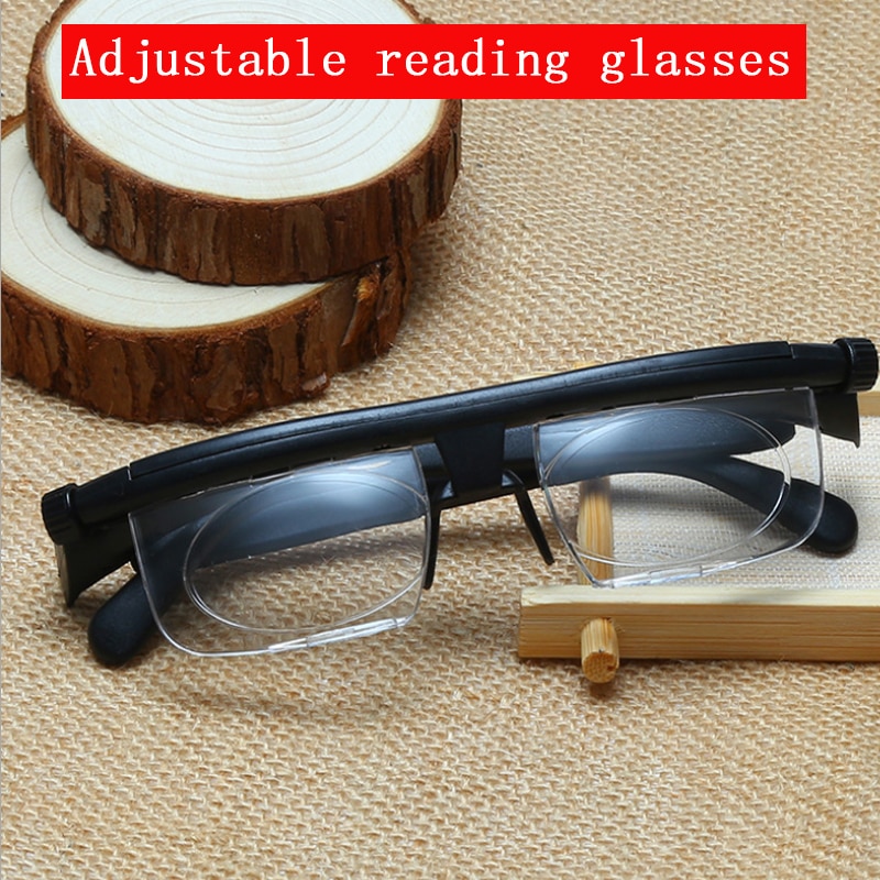 ISENGHUO Adjustable Reading Glasses Focus Glasses ... – Grandado