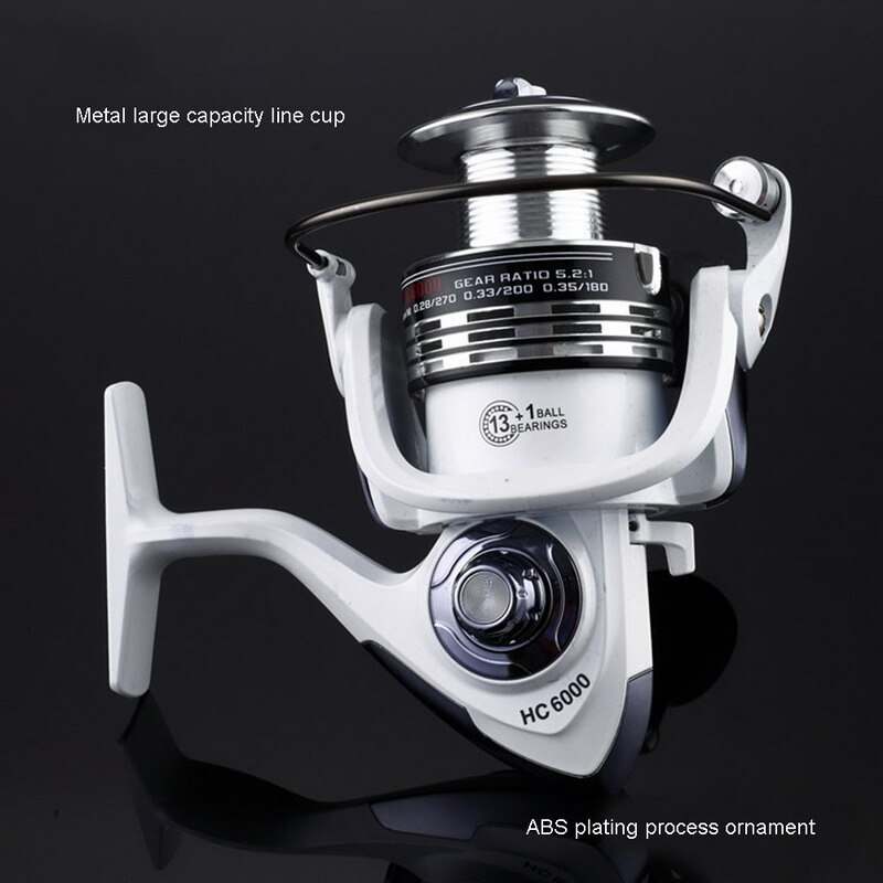 14BB Spinning Fishing Reel HC1000 - 7000 Full Meta... – Grandado