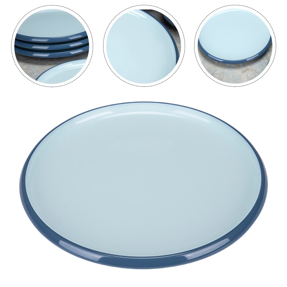 Round Shaped Plate Snack Plate Salad Plate Househo... – Vicedeal
